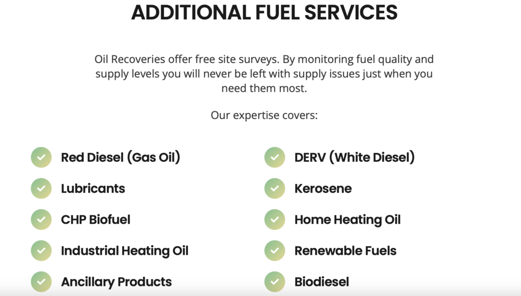 Automotive - Oil Recoveries Ltd